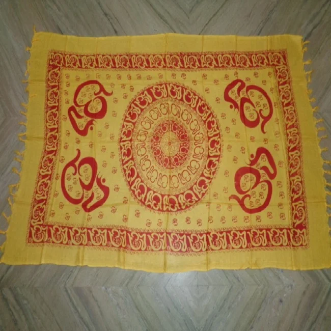 Hot Sale 2024 Popular Hindu Gods Printed Holy Prayer Mantra Viscose ...