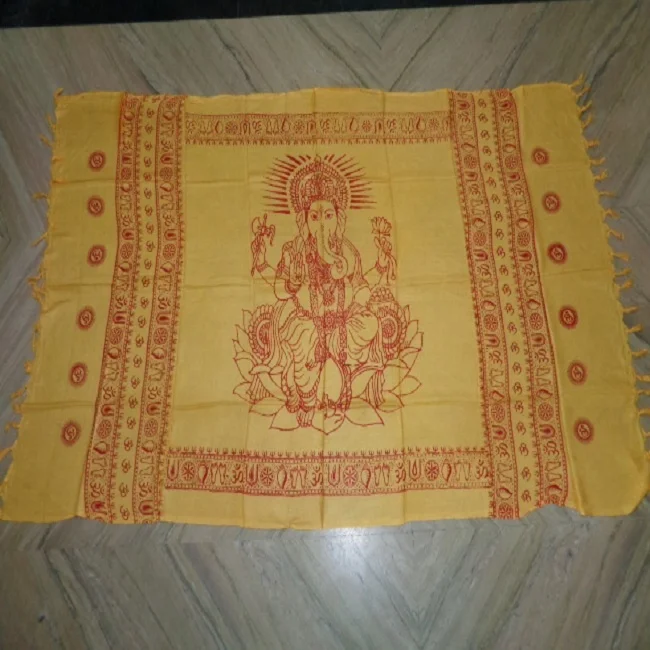 Hot Sale 2024 Popular Hindu Gods Printed Holy Prayer Mantra Viscose ...