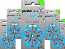 Power One 675 Varta Hearing Aid Batteries - Mercury Free, Made in ...