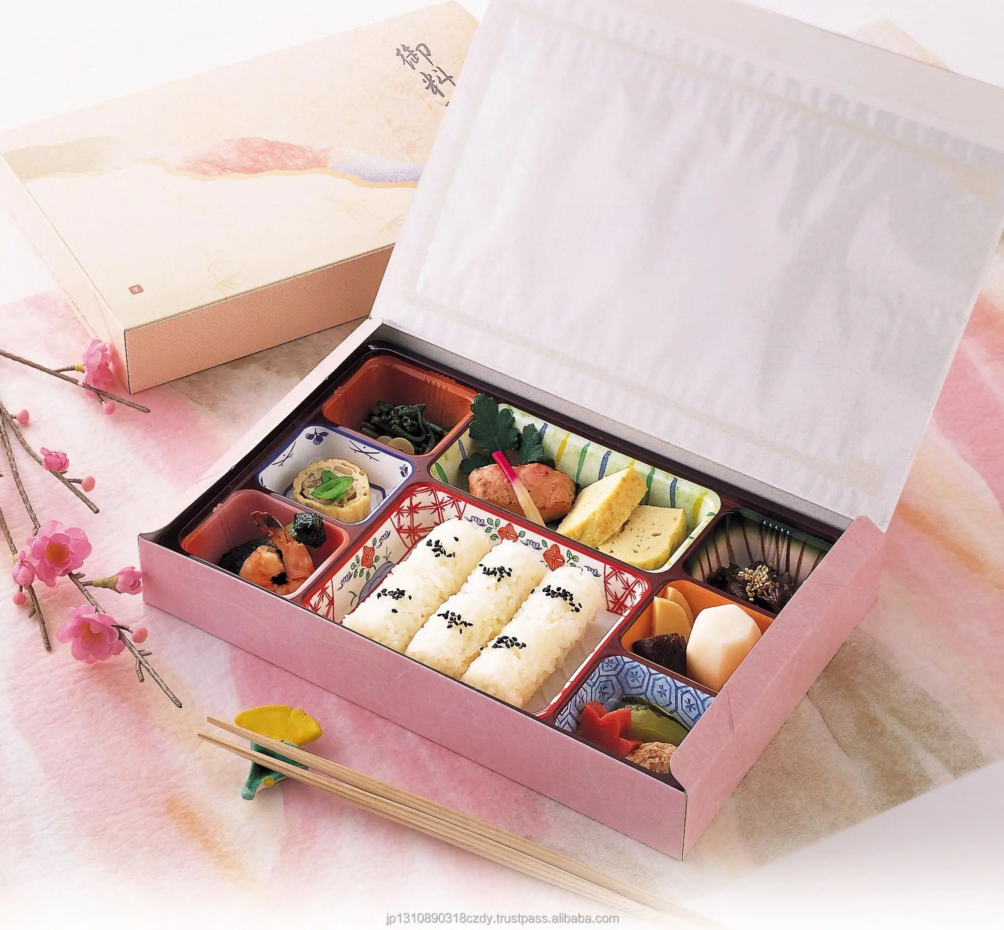 6 Compartment Japanese Lunch Boxes - Sustainable & Convenient