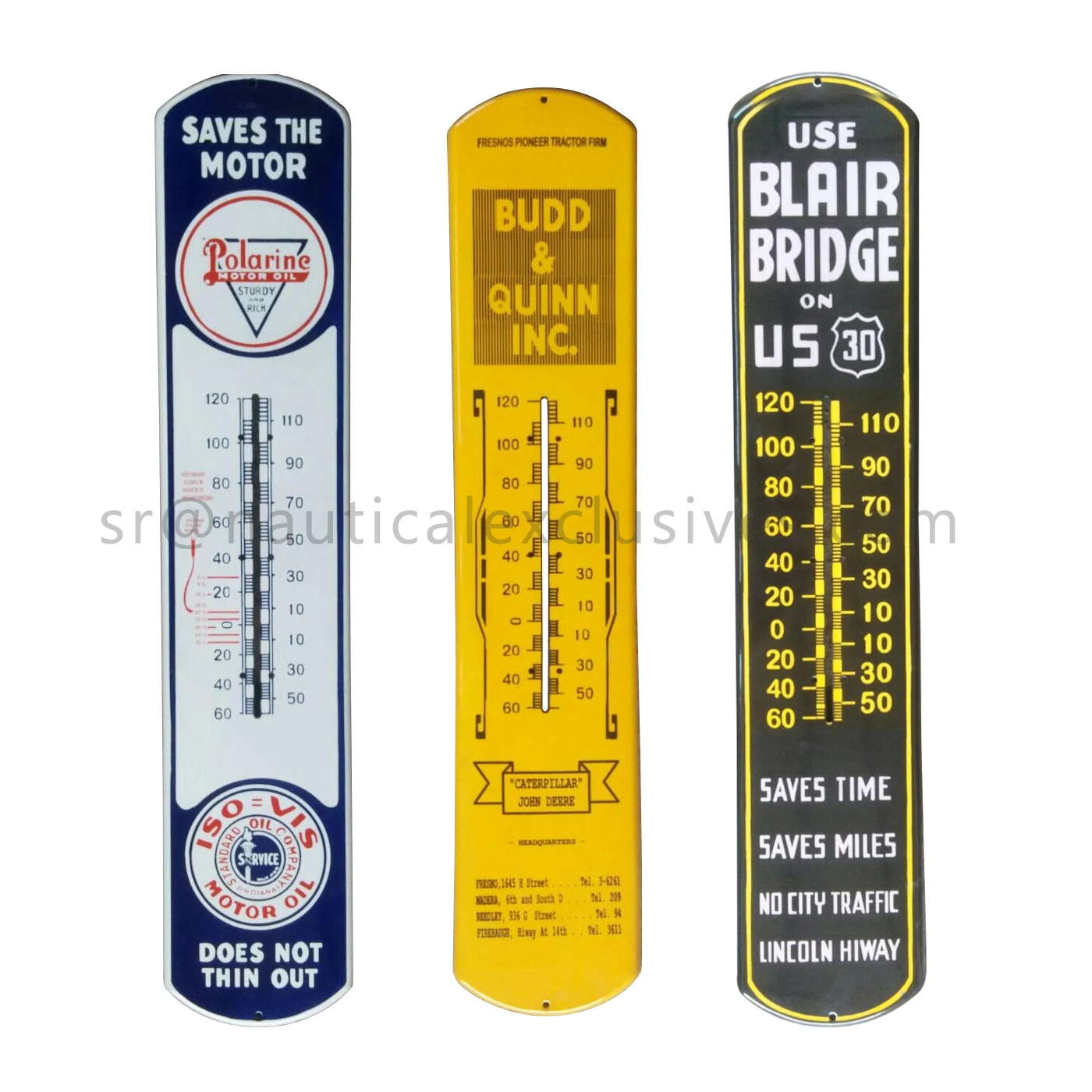 Nexhub India Customised Enamelled Metal Thermometer Plates For Wall ...