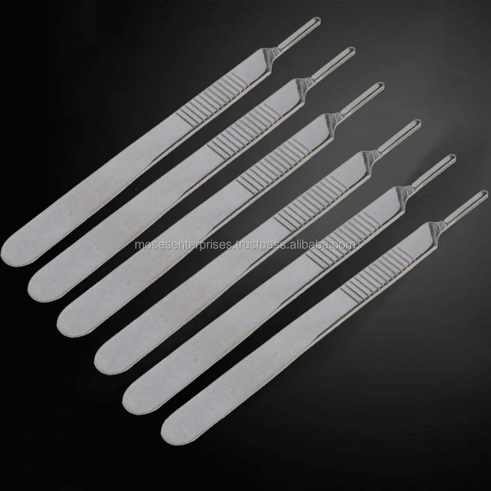 Scalpel Handle Medical Dental Surgical Instrument Stainless Steel Blade ...