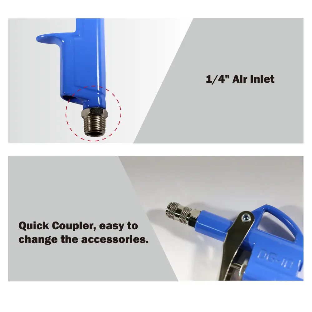 Fittings Type Quick Coupler Pistol Grip Air Compressed Spray Gun Air ...