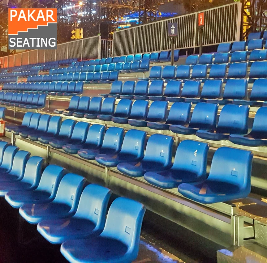 8 Row Outdoor Metal Bleacher,Spectator Grandstand Seating - Buy ...