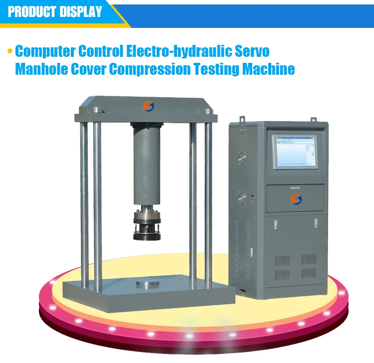 HYJW Computerized Concrete Manhole Cover Compression Test Machine - CE ...