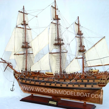 Le Superbe (copper Hull) Wooden Model Boats - Wooden Handicraft Model ...