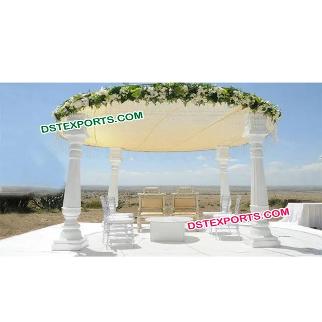 打开白色婚礼mandap美丽印度教婚礼mandap华丽mandap设计 - Buy Mandap Wedding Decoration ...