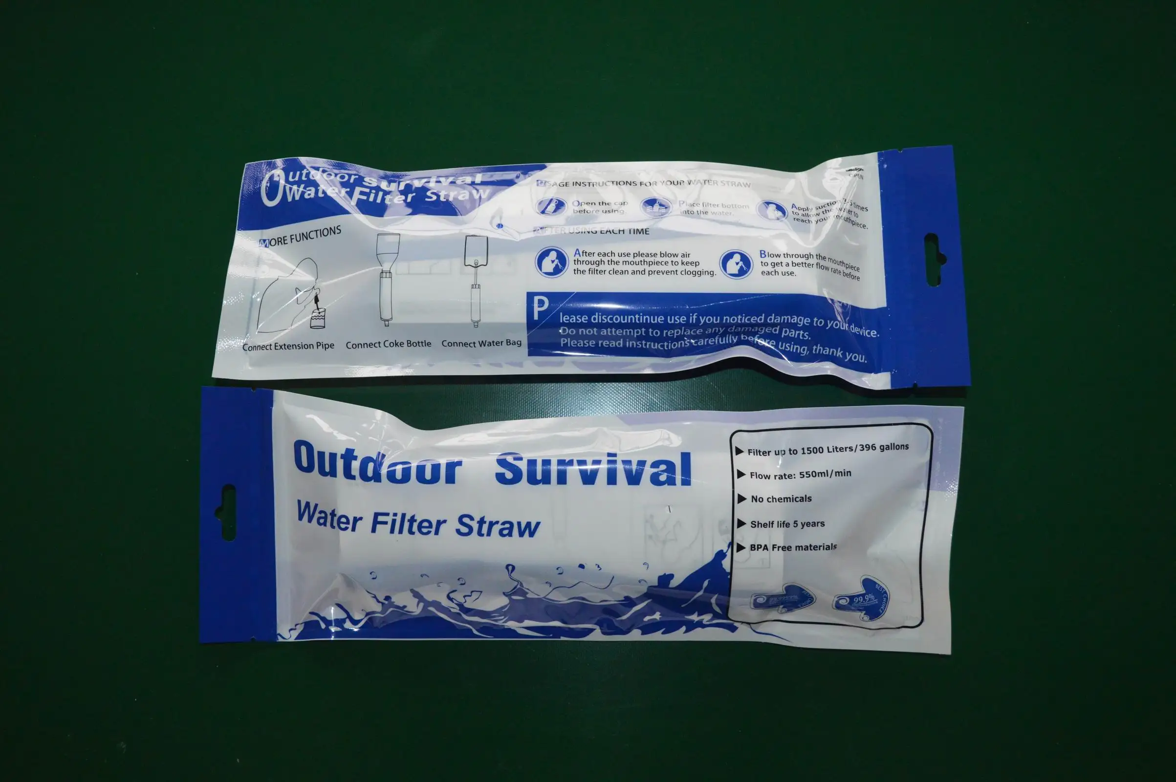 Personal Water Filter Straw-water Straws - Portable Water Filters For ...