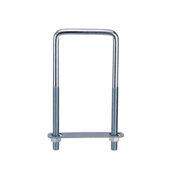 Heavy Duty Square U Bolts Used For Clamping Square Or Rectangular Items ...