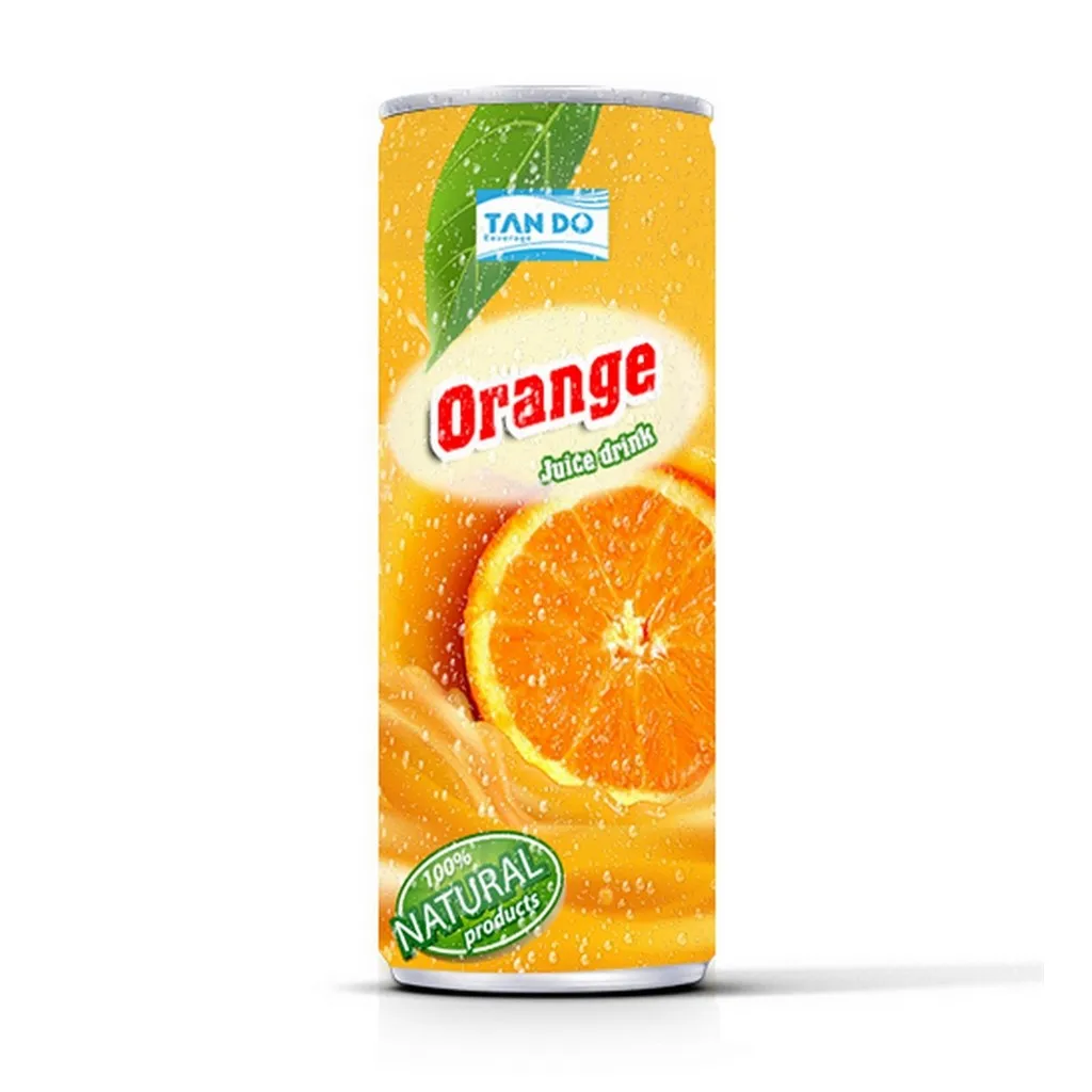 Nature Orange Juice Drinks Canned 250 Ml Soft Drinks Beverage Factory ...