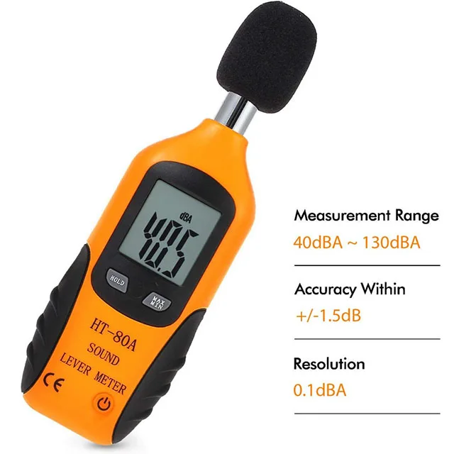 HT-80A Digital Sound Level Meter - Accurate Noise Measurement