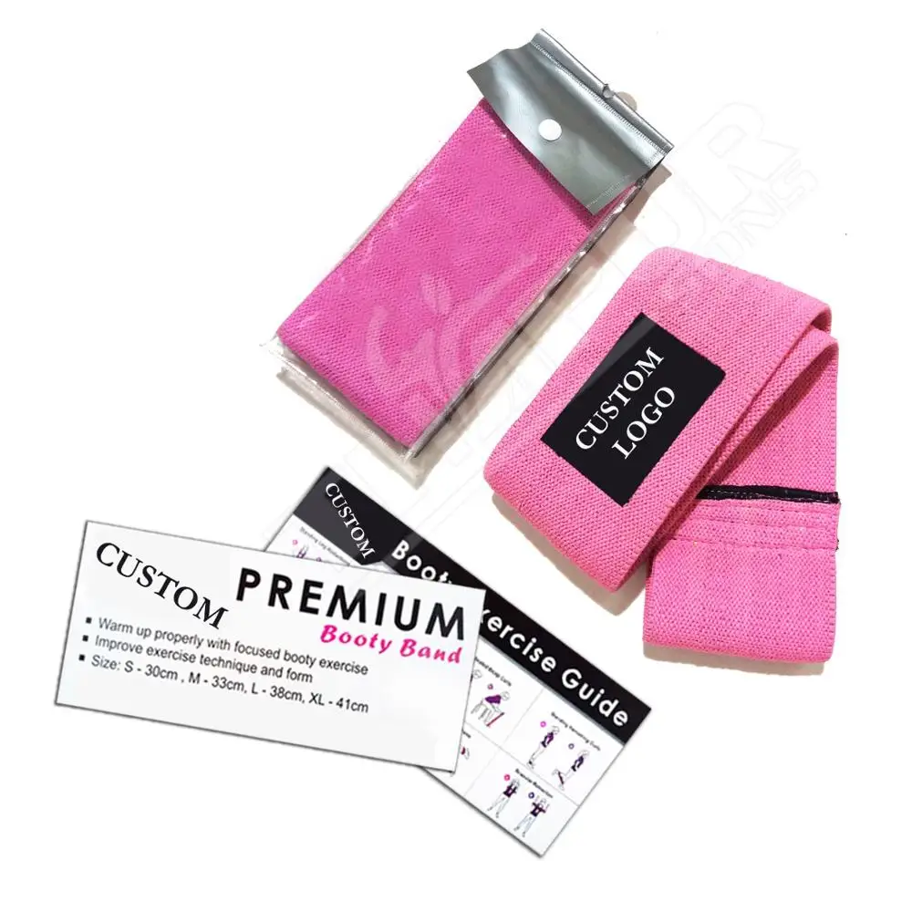 Custom Gym Gym Ankle Strap Hip Resistance Bands For Squat Hip Thrust ...