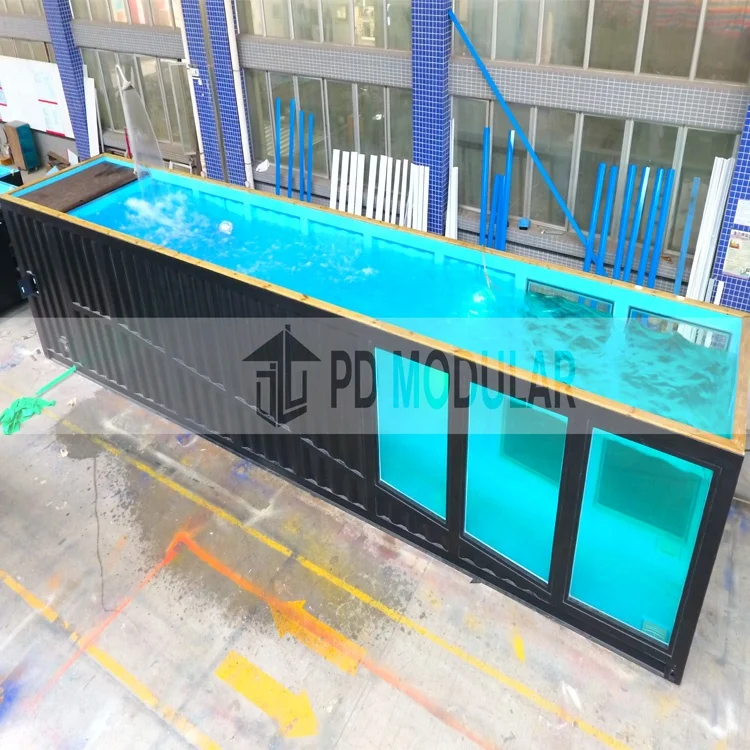 Mobile modern prefab container outdoor pool playground| Alibaba.com