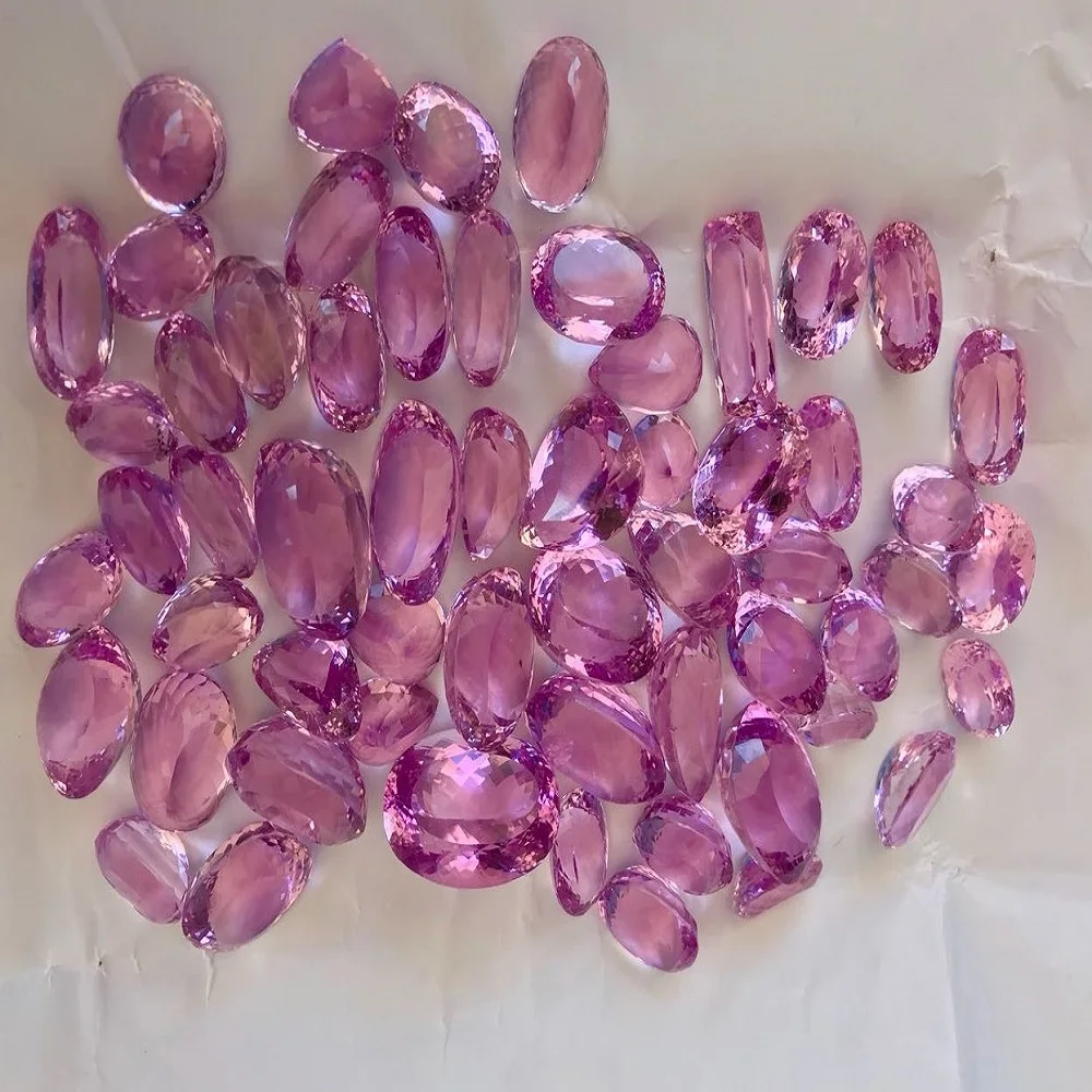 Craft Supplies & Tools Jewelry & Beauty 53 CT. RARE! Kunzite Stone ...