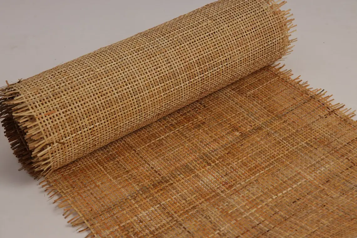 High Sustainable Rattan Webbing Roll Hot Materials For Decorations High ...