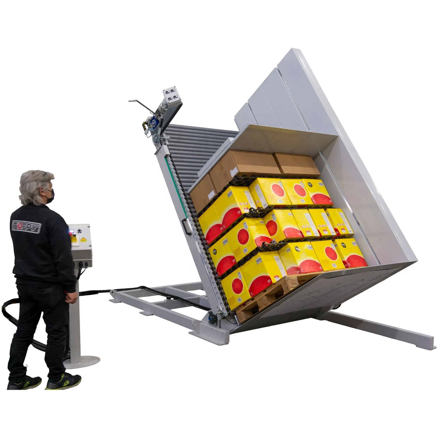 Top Quality Pallet Changer "l-shape Silver Splitter" Split The Load Up ...