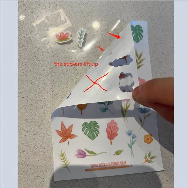 Colour Dot Sticker Translucent Round Circle Dot Bullet Journal Sticker ...