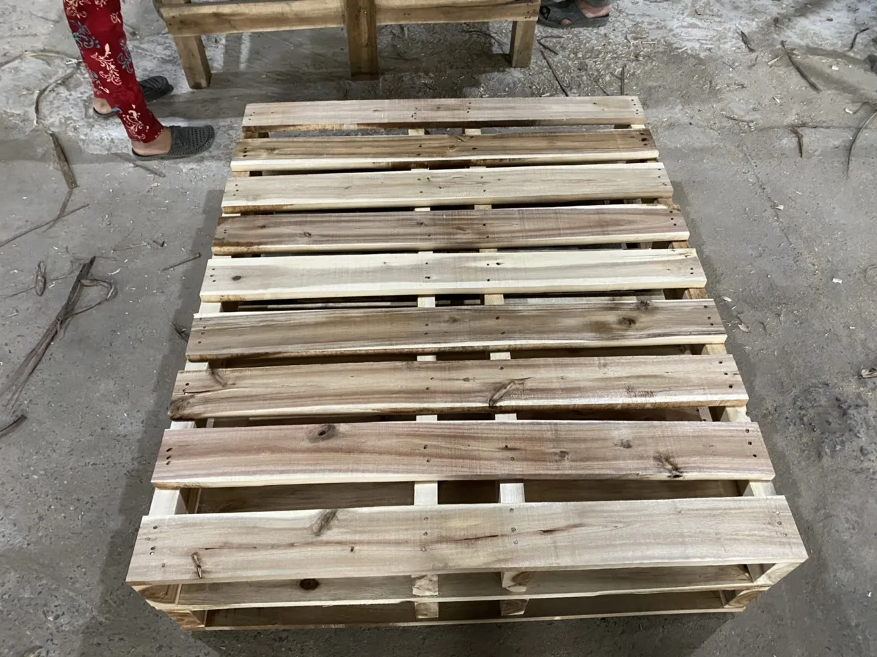 Direct Wooden Pallet From Factory Low Price Ready To Export - Buy ...