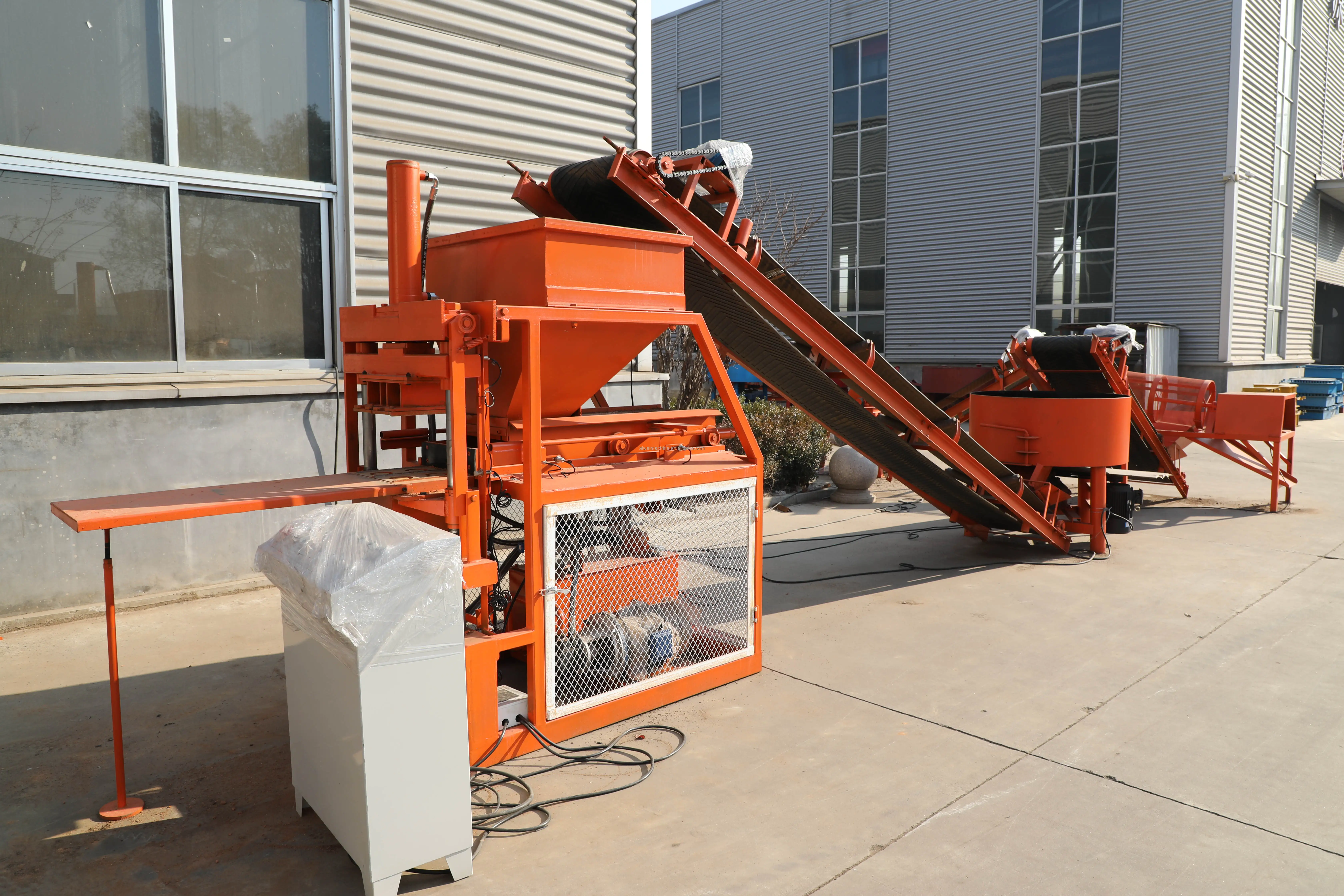 Xm2-10 Clay Fully Autoclay Brick Stone Red Brick Make Cement Hydraulic ...