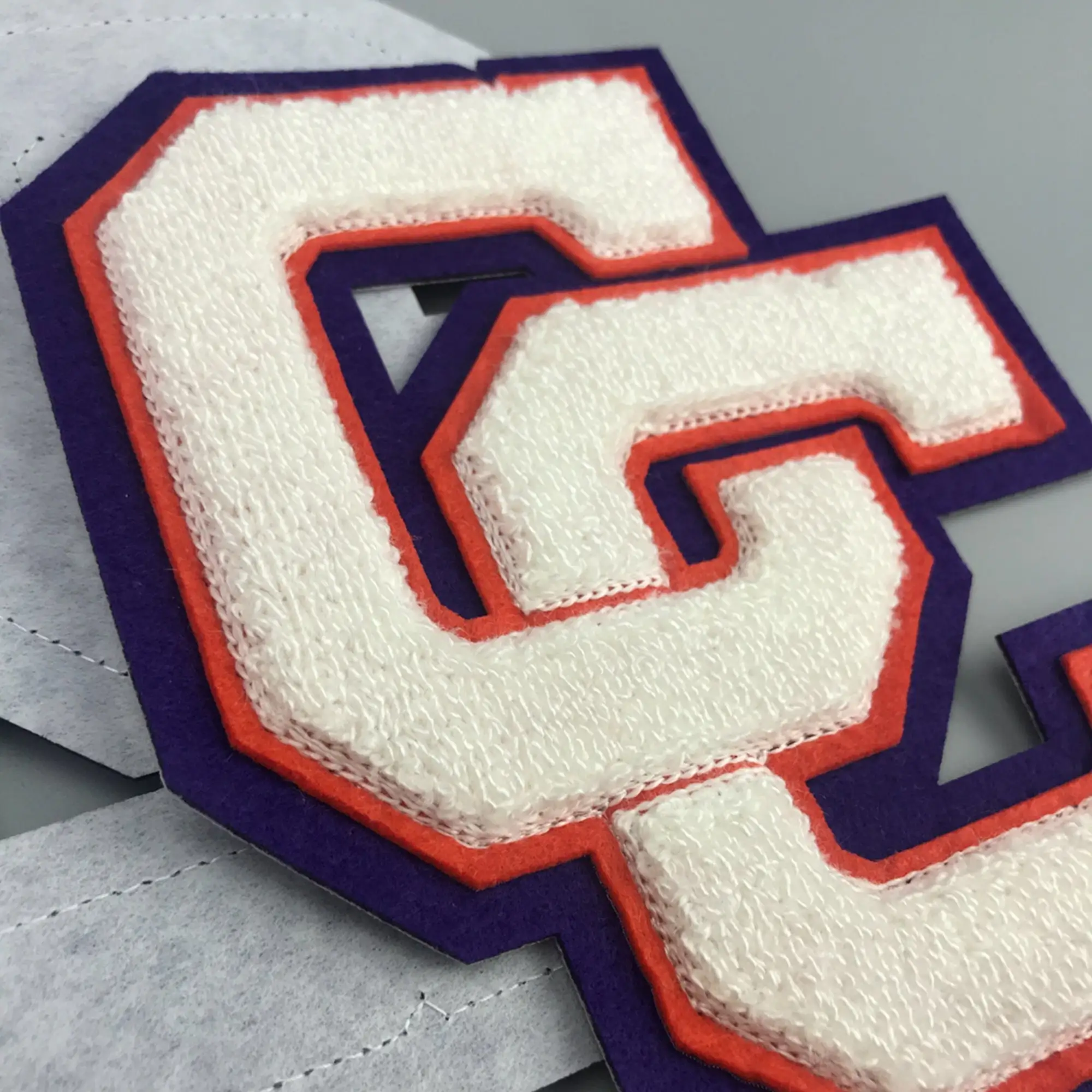 Wholesale Custom Aka Letters Varsity Jacket Embroidery Patches