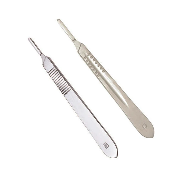 Scalpel Bp Handles Set Of 2 Pcs. (no - 3 & No.- 4) Stainless Steel ...