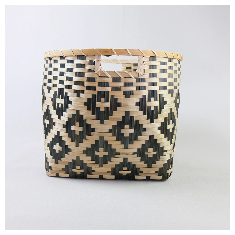 Wholesale Bamboo Basket With Double Handles Bamboo Laundry Basket For ...