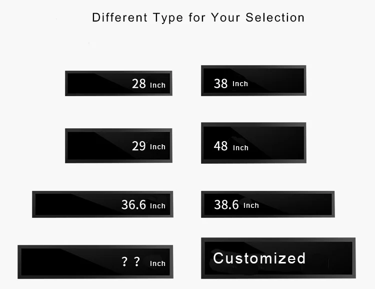 Bus Screen Wall Mounted LCD TFT Digital Signage Displays