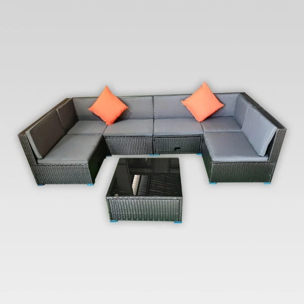 Modern And New Design Faux Rattan Sofa Set Indoor Furniture Set From ...