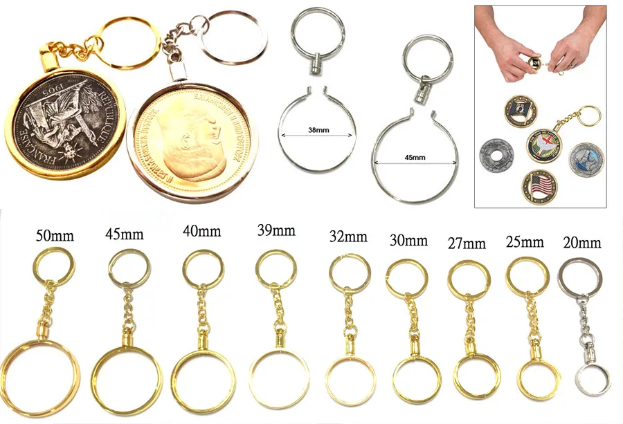Wholesale Promotional Metal Souvenir Custom Challenge Coin Bezel Holder ...