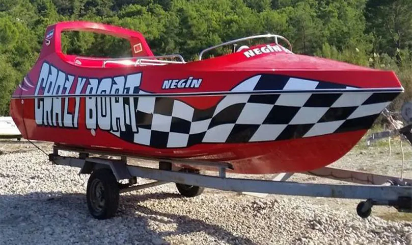 Alesta Marine Luxury Spark Jet Boat Red New Fiber Glass Leisure ...