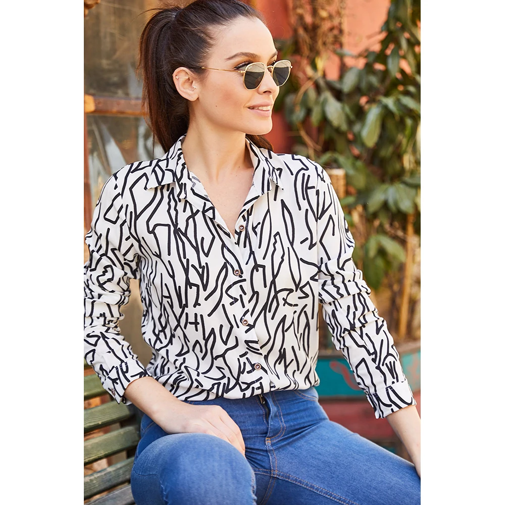 Armonika Viscon Solid Colorful Professional Wear Shirt Women Work ...