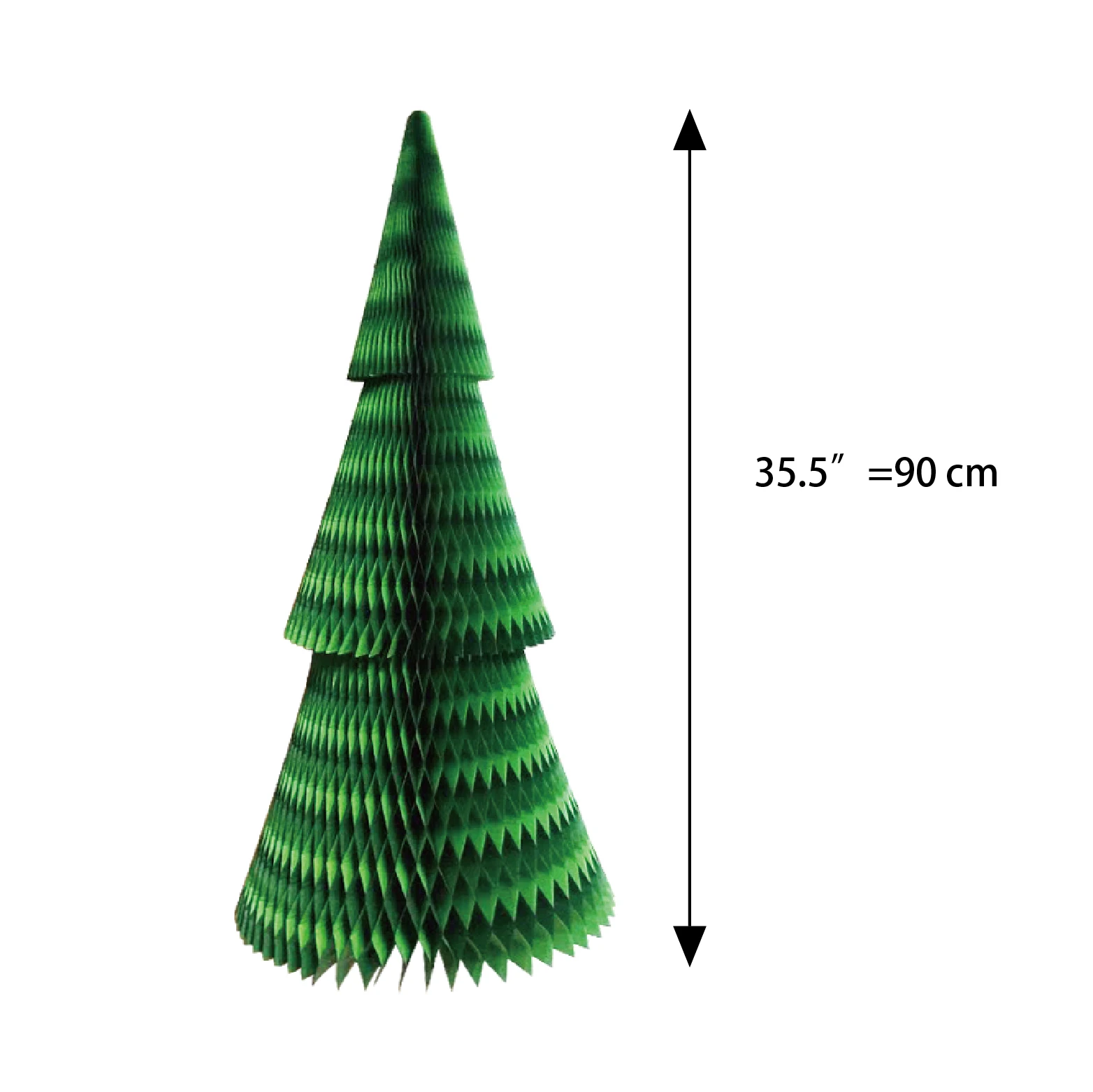 Large Honeycomb Paper Tree for Indoor Christmas Decoration - 12" Dip ...
