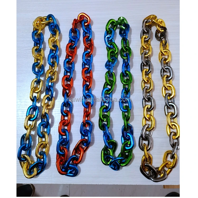 Custom Football Team Giant Link Chain Necklace 3d Foam Fan Chain ...