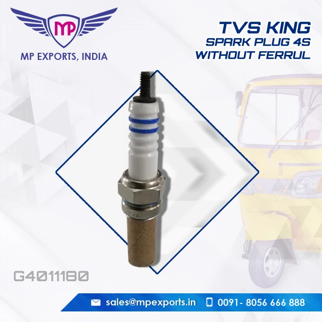 Tvs King Tuk Tuk SPARK PLUG 4S Without Ferrul - Best Price