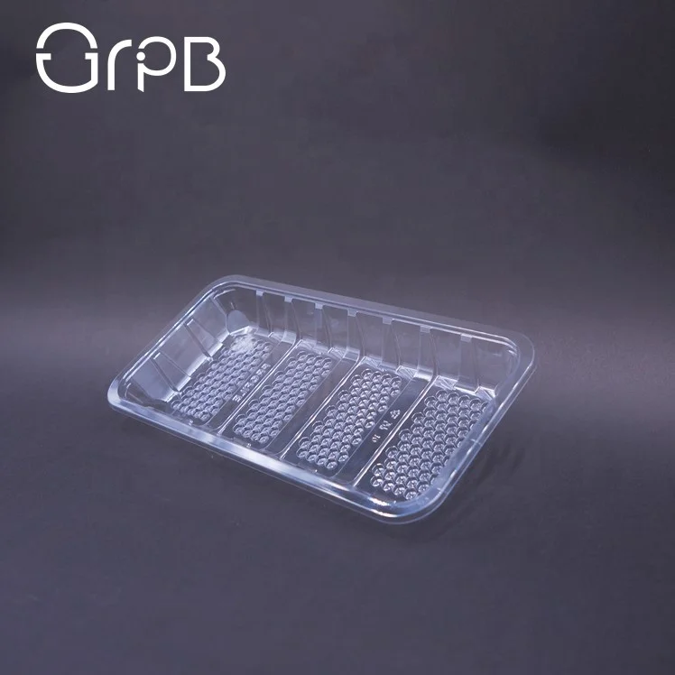 Pet Wholesale Vegetable Tray Wrapping Meat Plastic Tray Liquid Lock ...