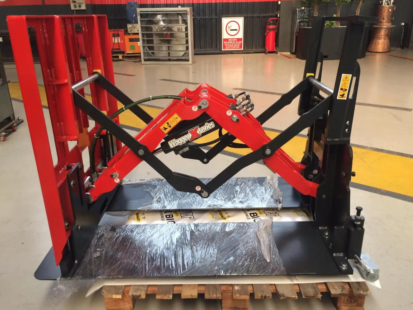 Push And Pull Attachment For Forklift Wagger Attachments Load Push ...