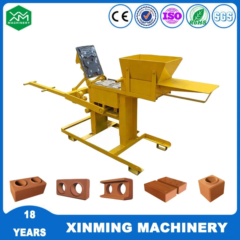 Interlock Block Mold XM2-40 - Efficient Clay Bricks Machine