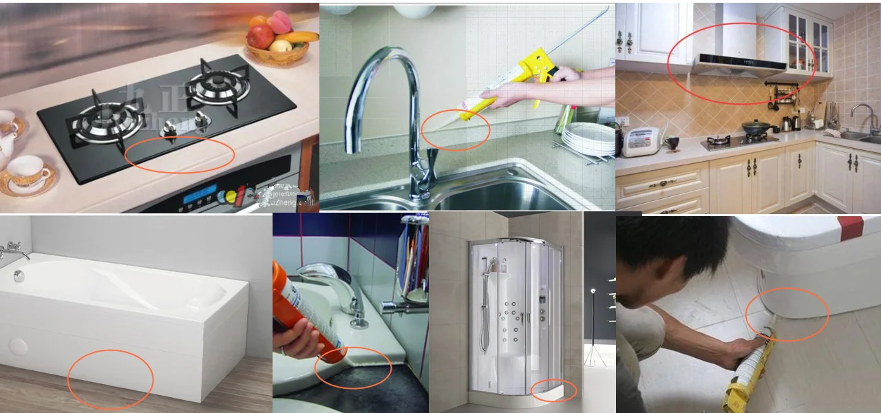 Gp Acid Silicone Sealant That Can Be Used In Fish Tanks Transparent White Black Factory Price ...