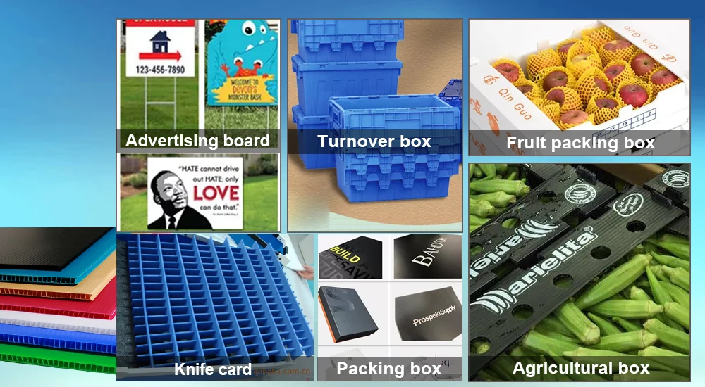 Factory Custom Pp Plastic Stackable Warehouse Corflute Collapsible ...