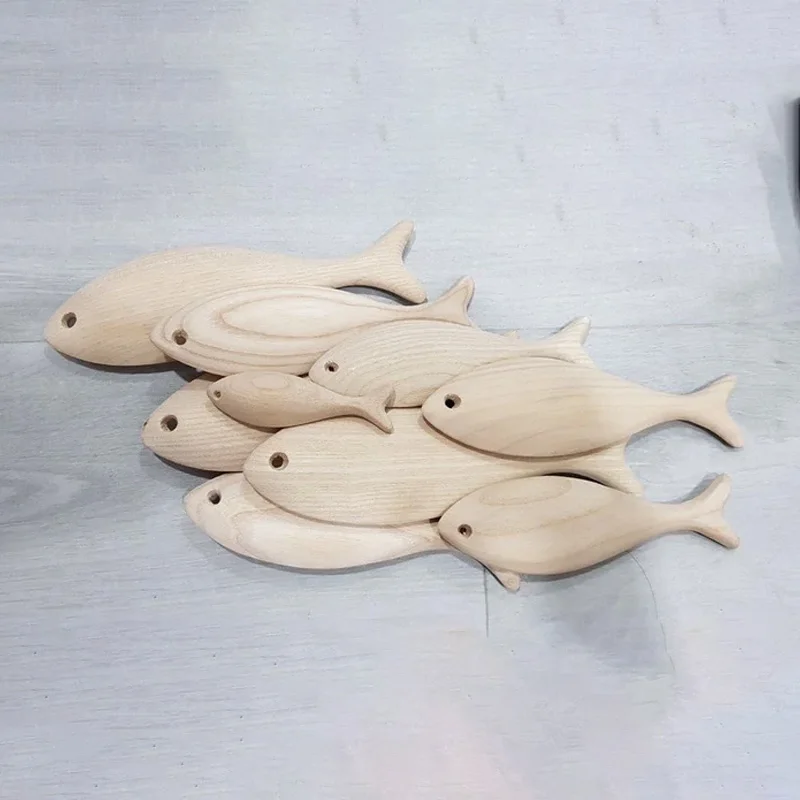 Wholesale In Bulk Unfinished Wooden Fish For Crafting,Home & Room Decor ...