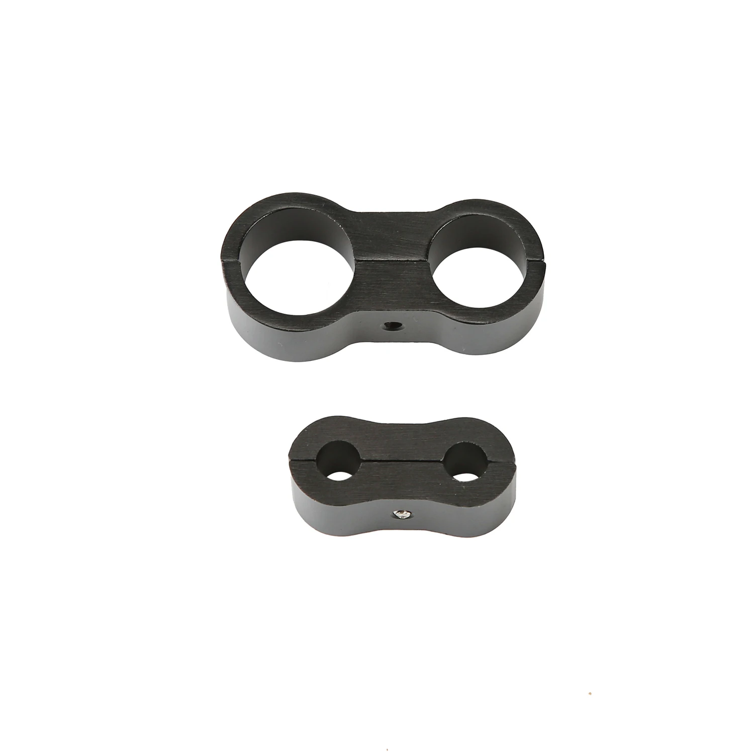 Universal Anodized Aluminum Dual Hose Separator Clamps