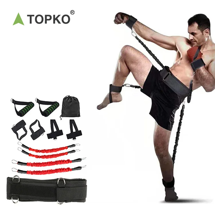 Topko Resistance Bands For Men Exercise Power Punch Pro With Handles ...