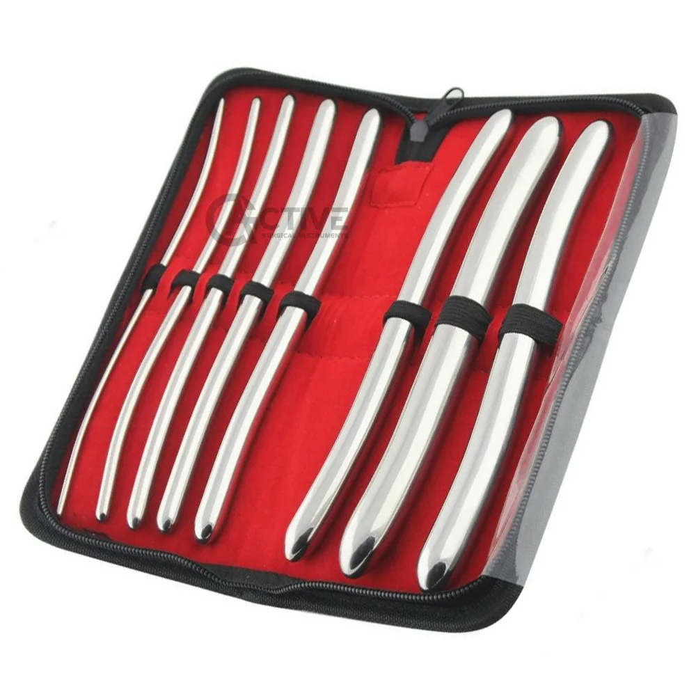 Hgar子宫扩张器声音套装手术妇科套装8 Pcs双端妇科器械不锈钢 - Buy 批发价格hegar式扩张器组子宫尿道诊断性手术听起来8个案例非 ...