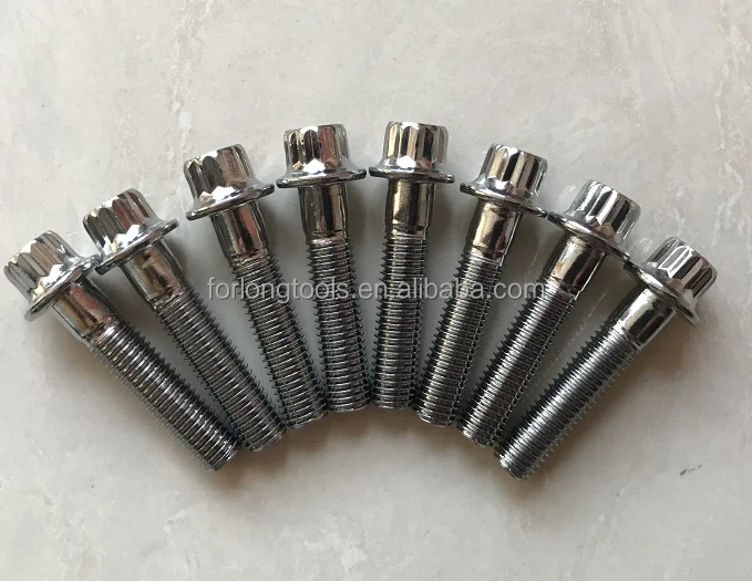 12 PT Rs/rx Split Rim Bolts M7 X 32 Steel Chrome-plated| Alibaba.com