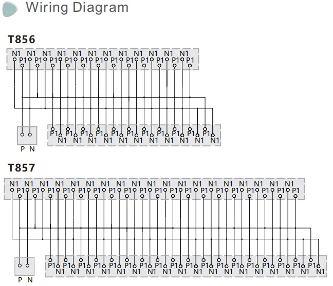 Siron Manufacturer T856~t857 24-bit/38-bit Common Terminal Block ...