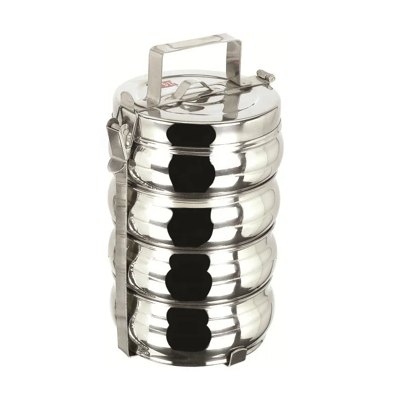 3 Tier Stainless Steel Food Container Tiffin - Buy 3 Tier Stainless ...