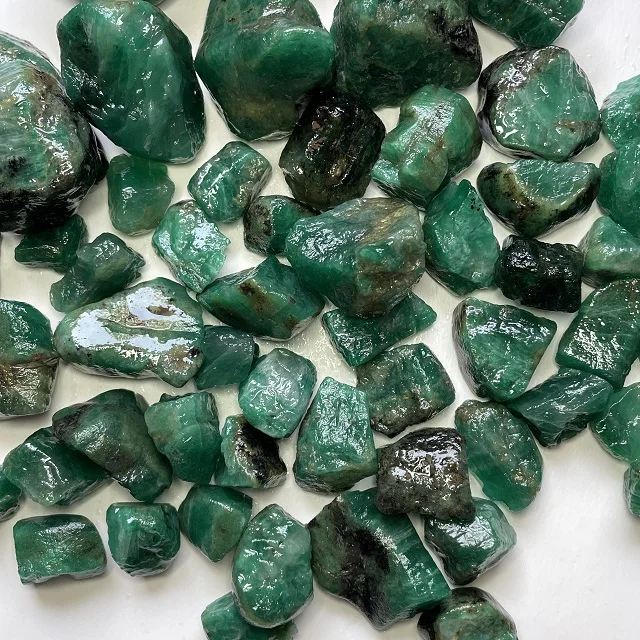 Natural Emerald Rough Gemstone 1-30 Gram Size Big Emerald Rough For ...