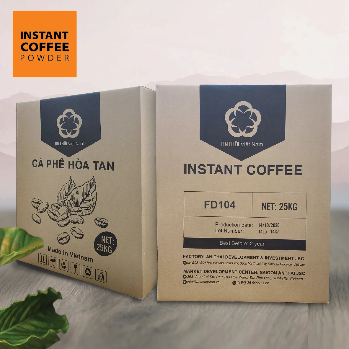 FREEZE DRIED INSTANT COFFEE FD106 - Rich Robusta Blend