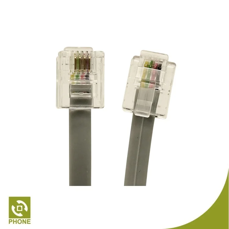 Extension Cords RJ11 4C Modular Telephone Cable - Durable & Reliable