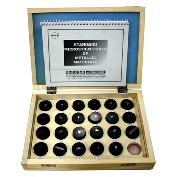 Metallurgical Microstructure Set Consists Of 23 Standard Samples Of ...